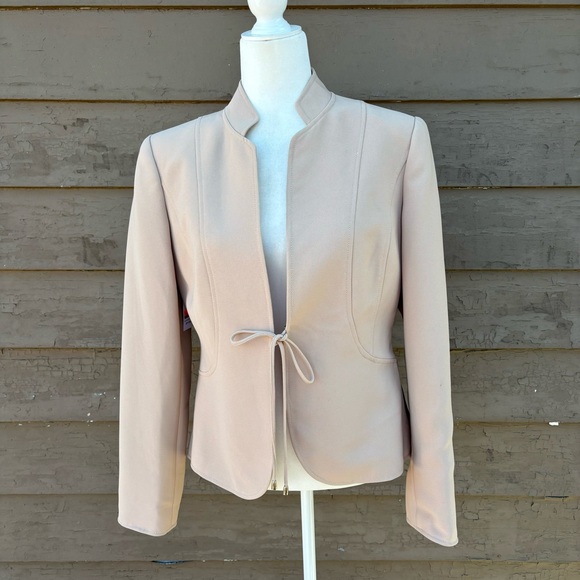 Georgiou | Jackets & Coats | Nwt Georgiou Wheat Tie Front Jacket | Poshmark